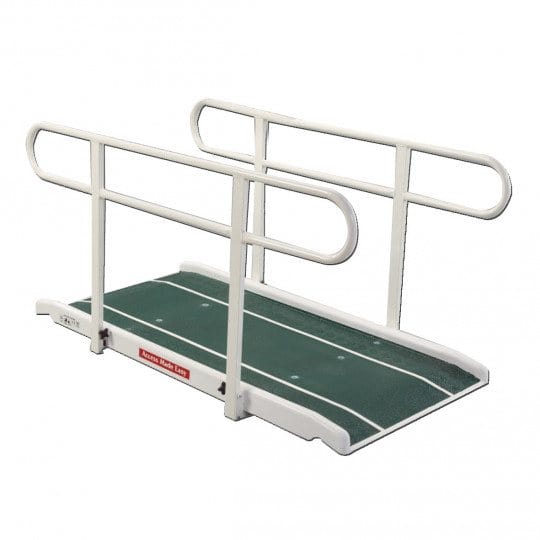 Rampe simple avec deux mains courantes